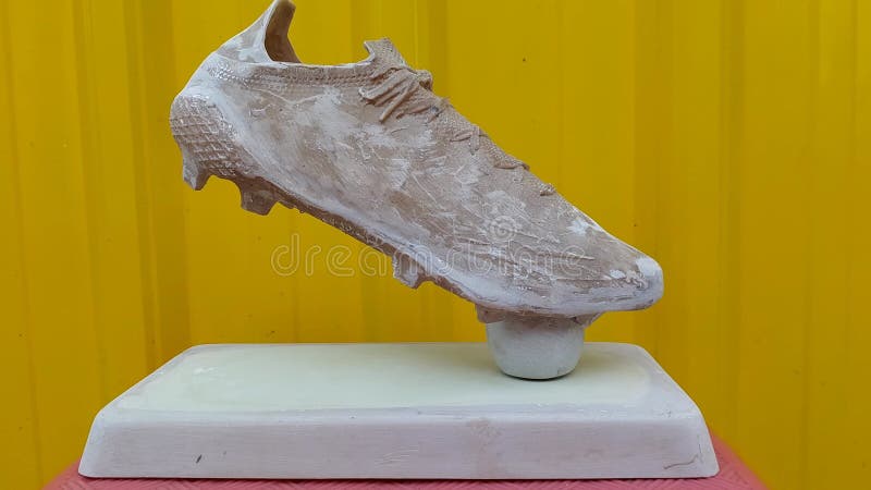 The Process of Making the Soccer Golden Boot Trophy is Made of Fiber ...
