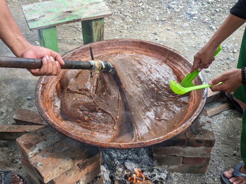 Process of Making Traditional Indonesian Food Stock Photo - Image of ...