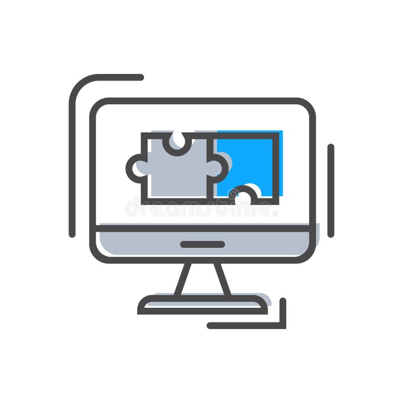 Process Management Icon with Application Form Stock Illustration ...