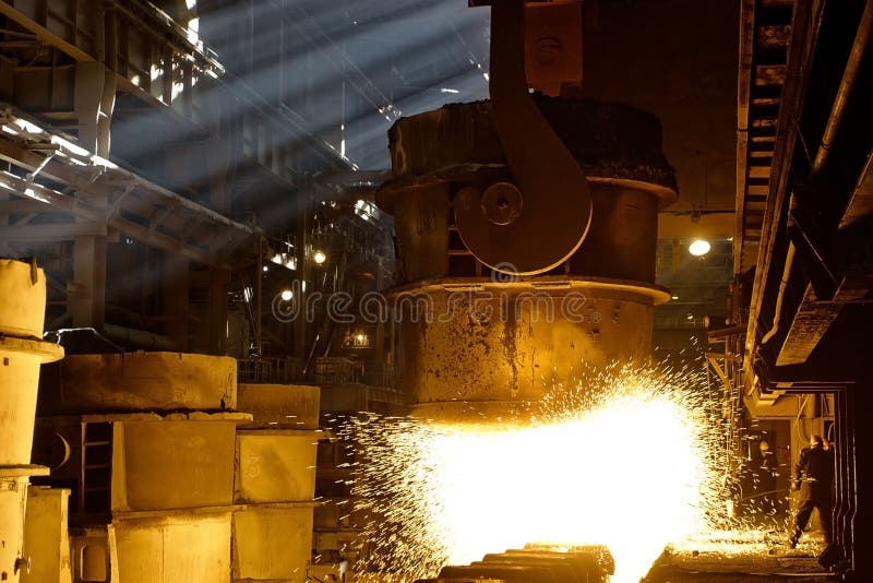 Process of Manufacturing Metal Editorial Photo - Image of heavy ...