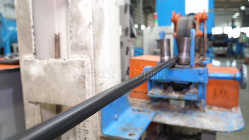 Cable Manufacturing in a Cable Factory Stock Video - Video of movement ...