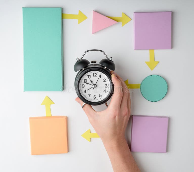 Infographic Circle Clock Business Plan Template Stock Photos - Free ...