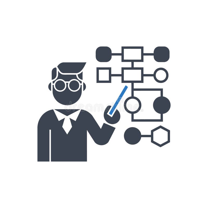 Process Mapping Icon stock vector. Illustration of diagram - 347808347