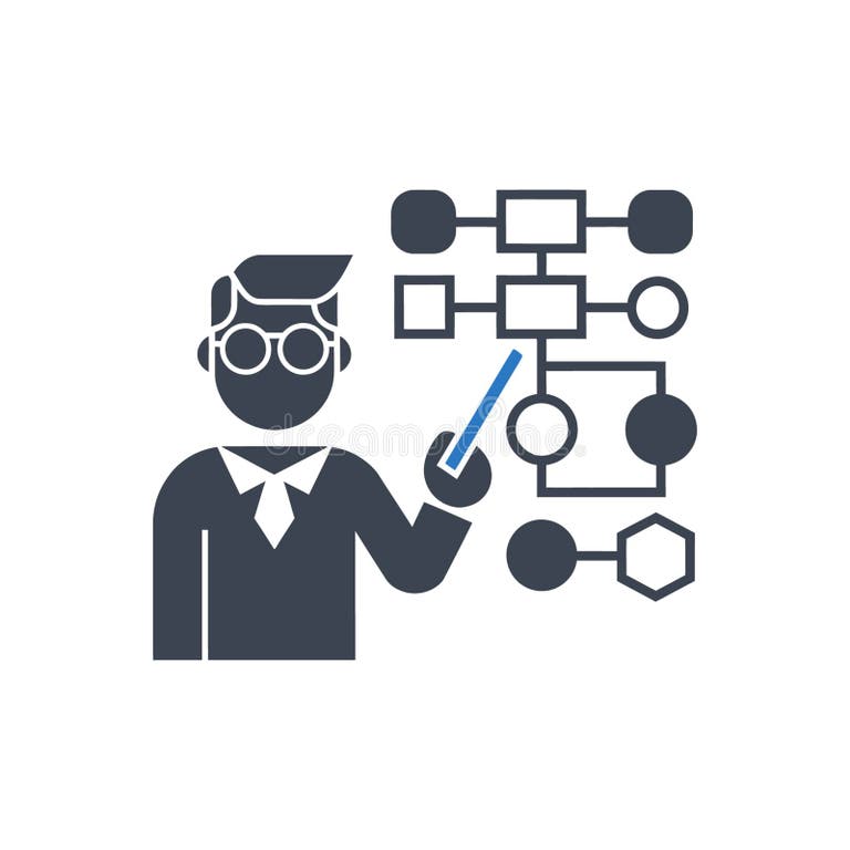 Process Mapping Icon stock vector. Illustration of diagram - 347808347