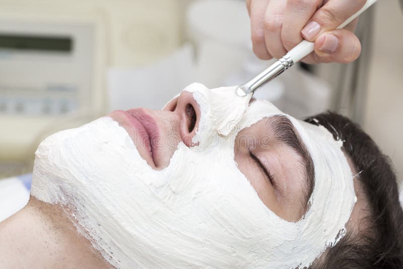 Process of Massage and Facials Stock Image - Image of male, female ...