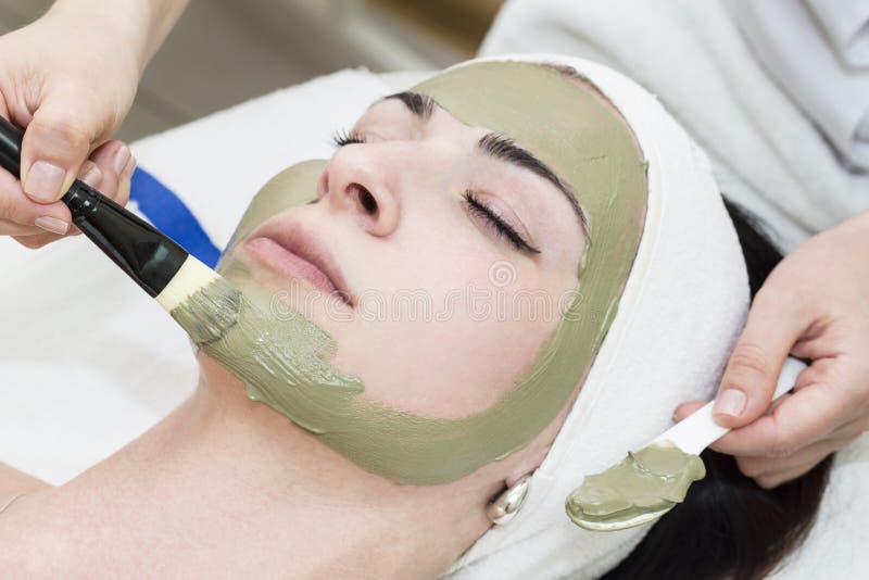 Process of Massage and Facials Stock Image - Image of health, fresh ...