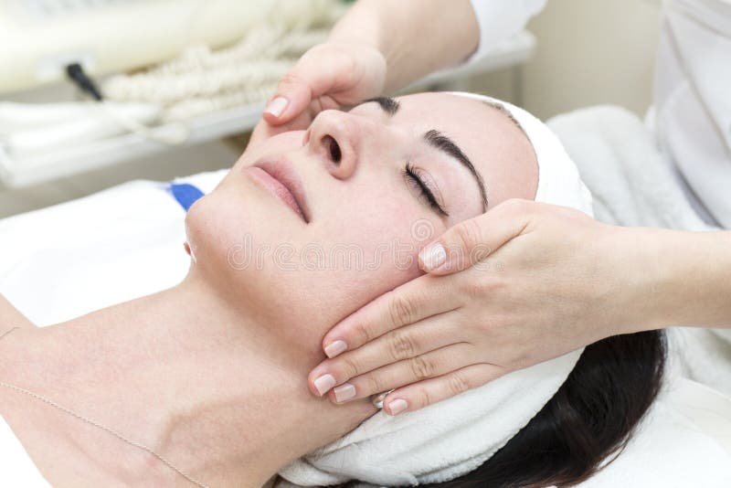 Process of Massage and Facials Stock Photo - Image of care, cosmetic ...