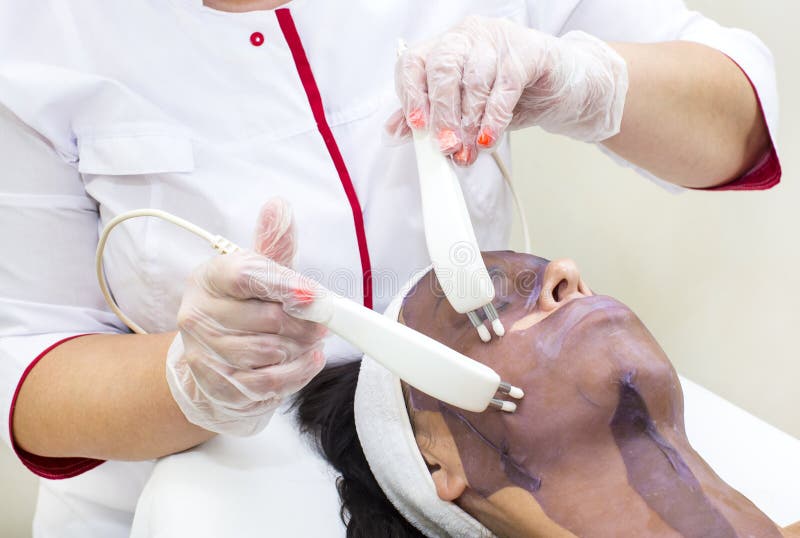 Process of Massage and Facials Stock Photo - Image of neck, beautiful ...