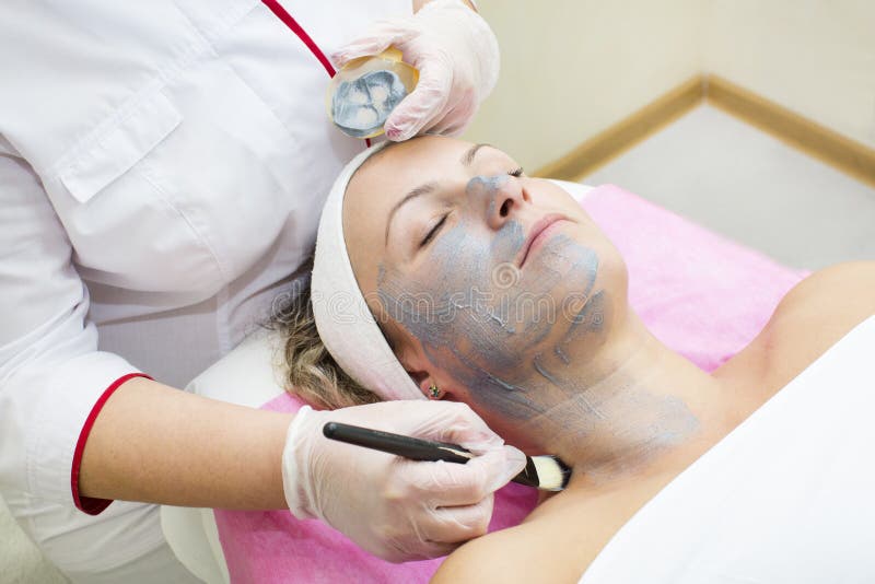 Process of Massage and Facials Stock Image - Image of head, people ...