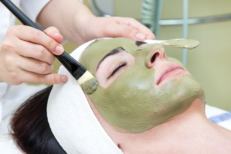 Process of Massage and Facials Stock Image - Image of beautician, hands ...