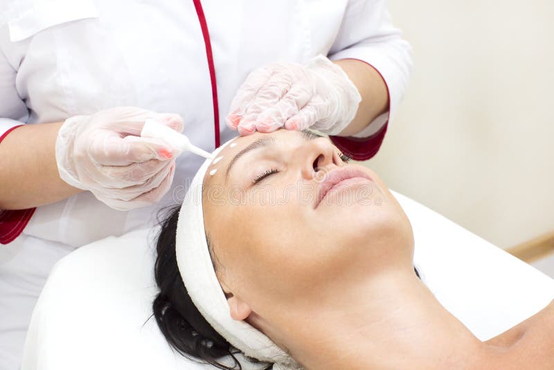 Process of Massage and Facials Stock Image - Image of male, female ...