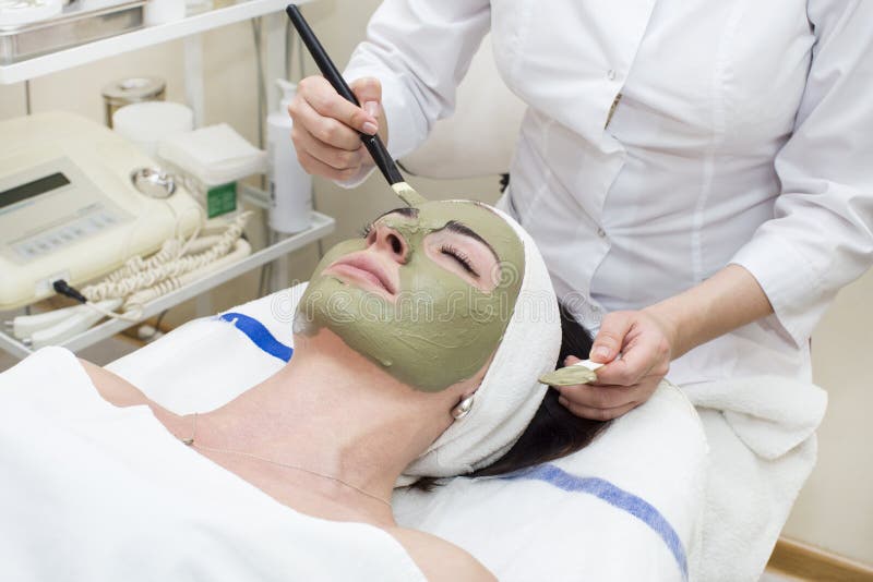 Process Of Massage And Facials Stock Photo - Image of cure, cream: 85487930