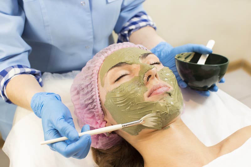 Process of Massage and Facials Stock Image - Image of neck, beauty ...