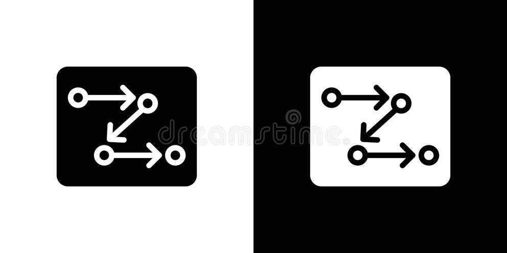 Process, Method, Step, Procedure or Workflow Icon Logo Set Vector Stock ...