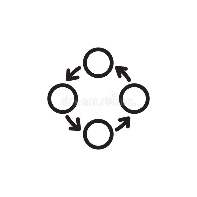 Process, Method, Step, Procedure or Workflow Icon Outline Vector for ... Process, Method, Step, Procedure or Workflow Icon Outline Vector for ...