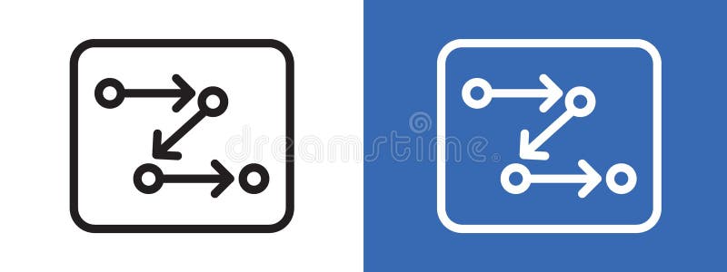 Process, Method, Step, Procedure or Workflow Logo Sign Set Vector ...