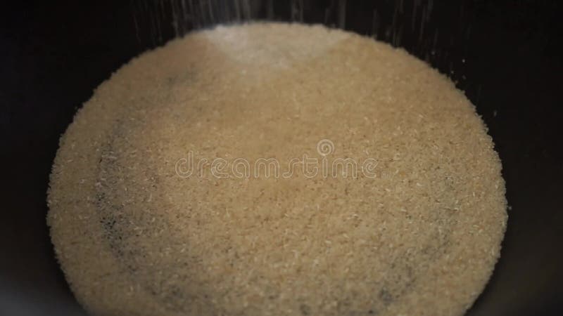 The Process of Milling Unhusked Rice into Rice at a Rice Mill Stock ...