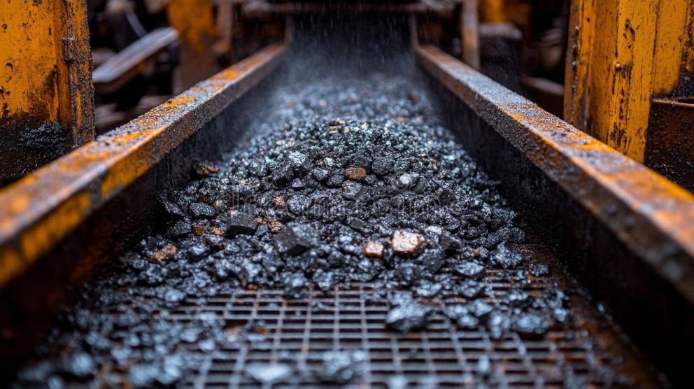 Process of Mineral Extraction Involves the Movement of Crushed Rock ...