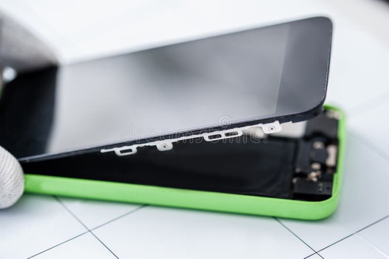 Process of Mobile Phone Repair Stock Image - Image of damage, desk ...