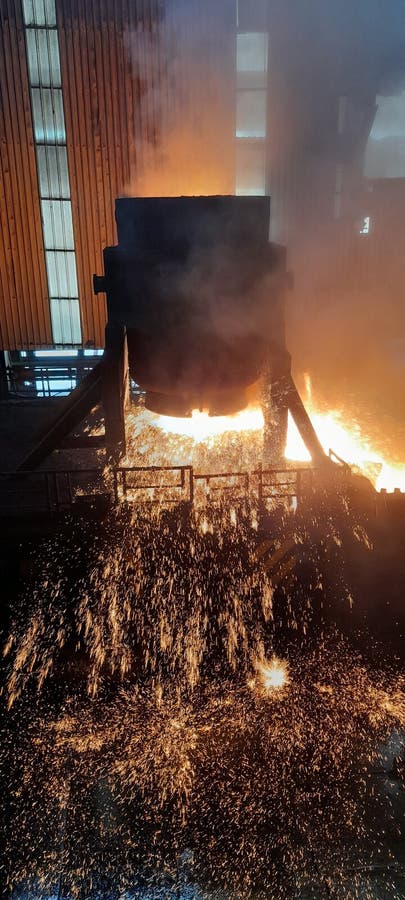 The Process of Molding Nickel Liquid To Seed Form Stock Image - Image ...
