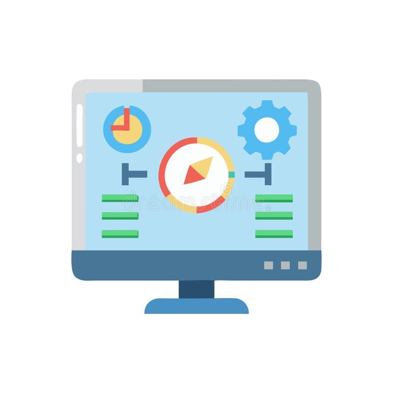 Process Monitor Icon for System Management Stock Vector - Illustration ...