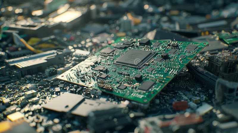 In this Process, Old Chips, Circuit Boards, and Processors are ...