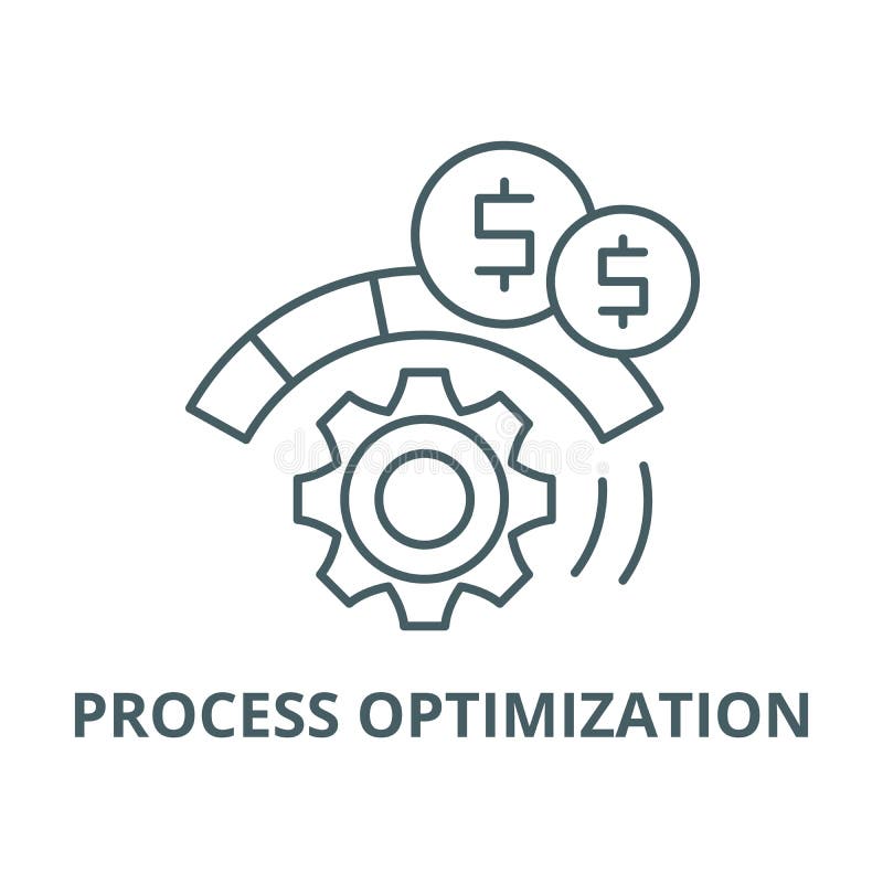 Process Optimization Line Icon Concept. Process Optimization Vector ... Process Optimization Line Icon Concept. Process Optimization Vector ...