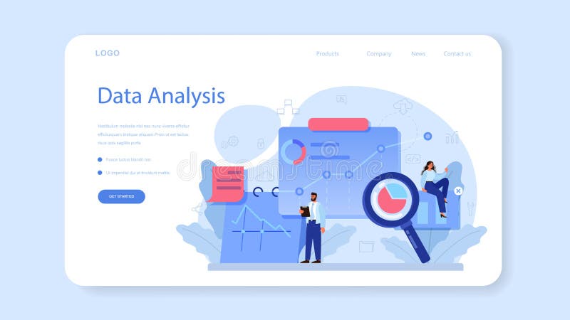 Process Optimization Web Banner or Landing Page. Idea of Business Stock ...