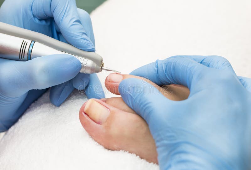 Process of pedicure stock image. Image of medical, adult - 58208489