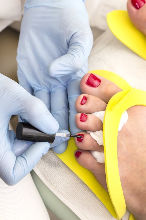 Process of pedicure stock image. Image of medical, clean - 53105343