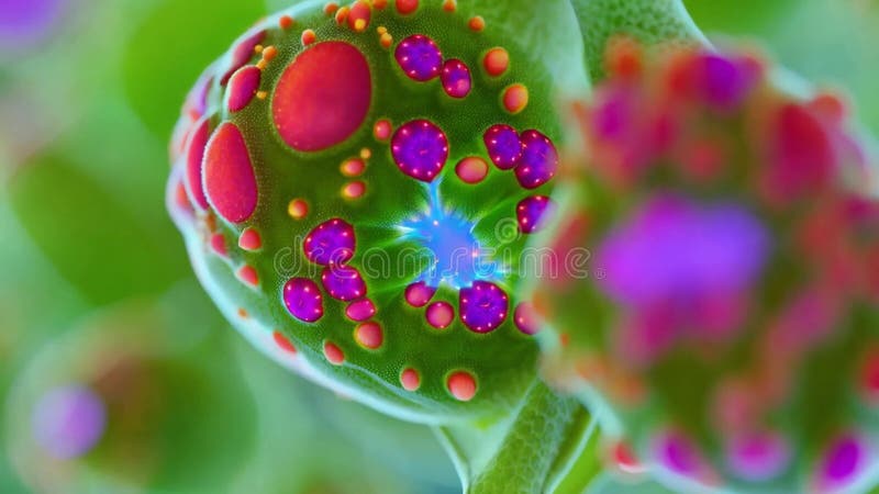 The Process of Photosynthesis in a Plant at the Cellular Level, with ...