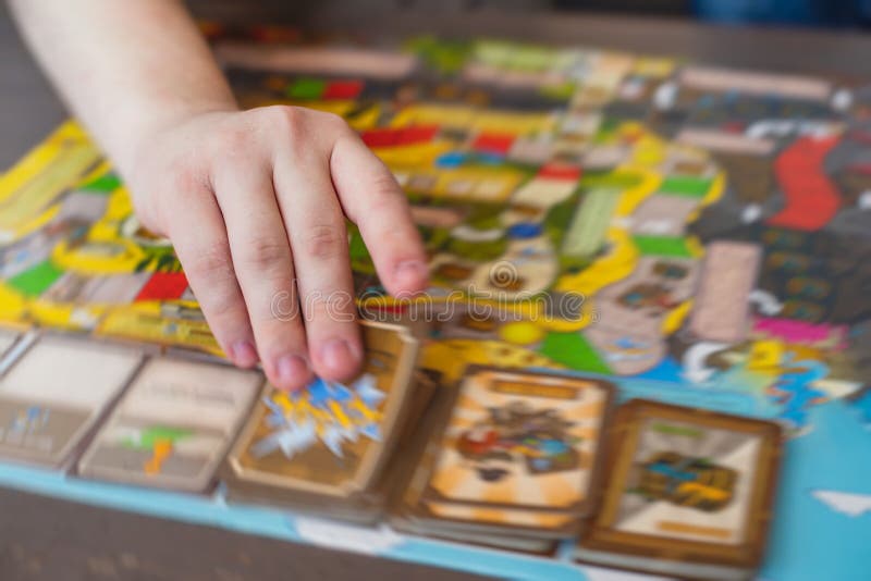 Process of Playing Board Game and Having Fun with Friends and Family ...