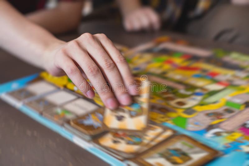 Process of Playing Board Game and Having Fun with Friends and Family ...