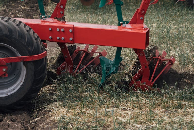 Plow soil stock image. Image of cultivator, machinery - 130512189