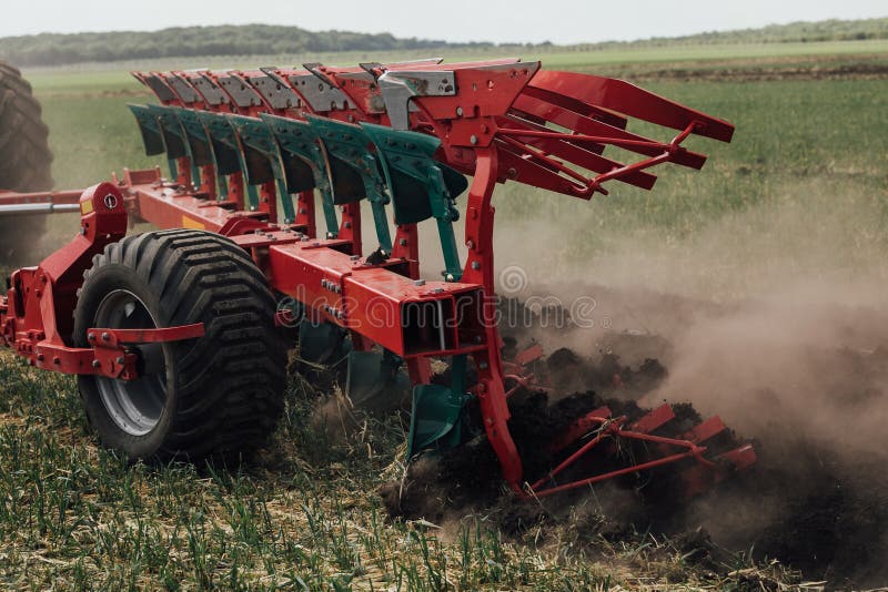 Plowing the soil stock photo. Image of adequate, husbandry - 51815794
