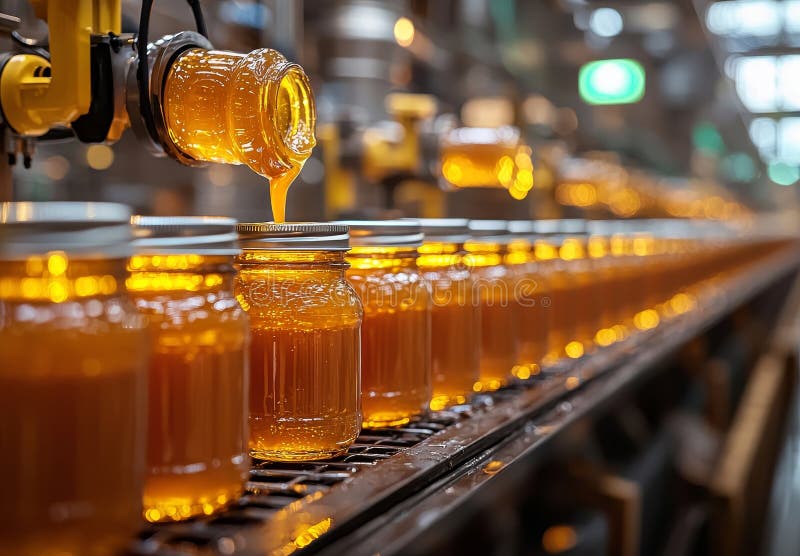 The Process of Preparing Orange Juice Drink on the Juice Production ...