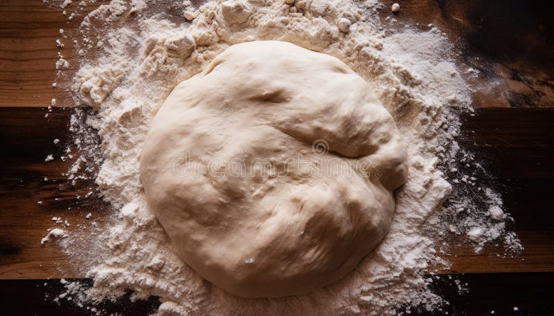 Close-up of the Dough Fermentation Process, Natural and Organic ...
