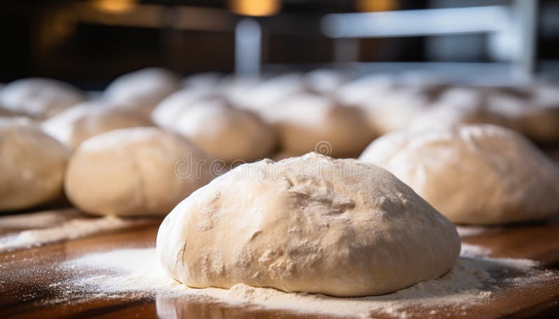 The Fermentation Process in the Dough Close-up, Natural and Organic ...