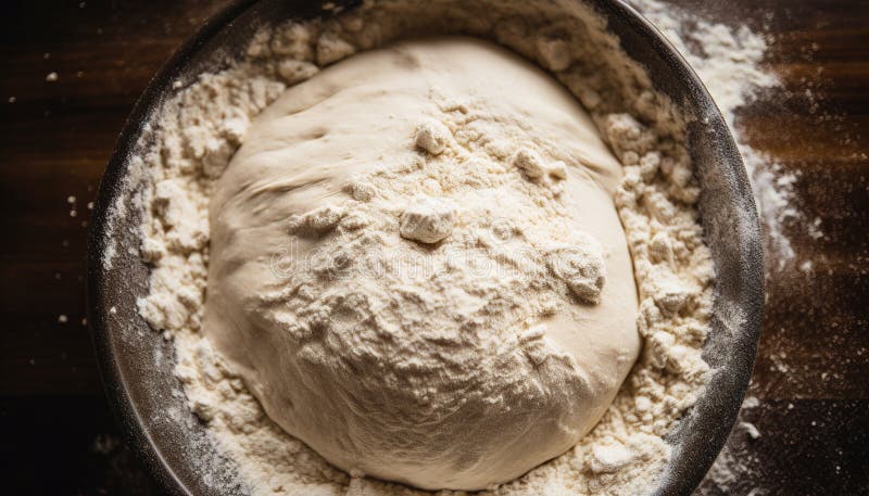 The Fermentation Process in the Dough Close-up, Natural and Organic ...