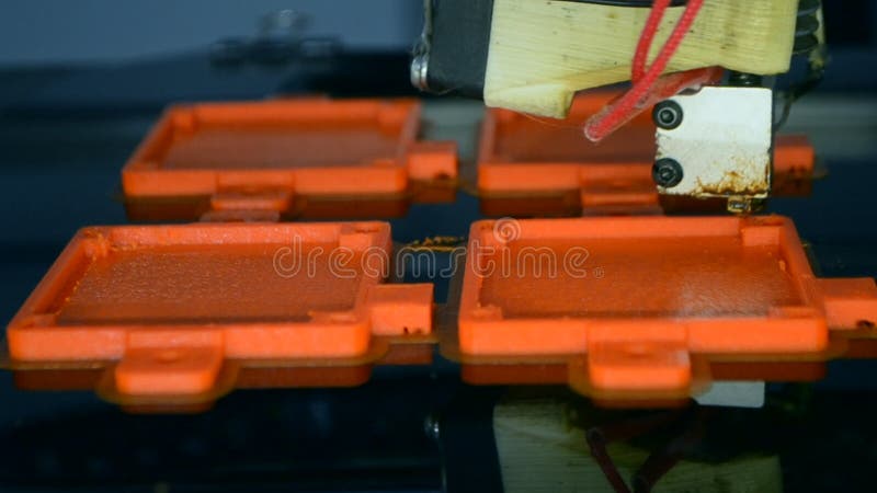 Process Printing Model on 3d Printer. 3D High Tech Digital Printer ...