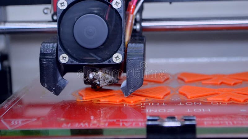 Process Printing Model on 3d Printer. 3D High Tech Digital Printer ...