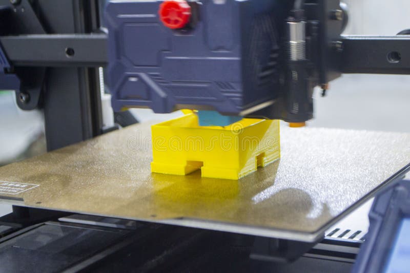 Process Printing Object 3D Printer 3D Printer Printing Model from ...