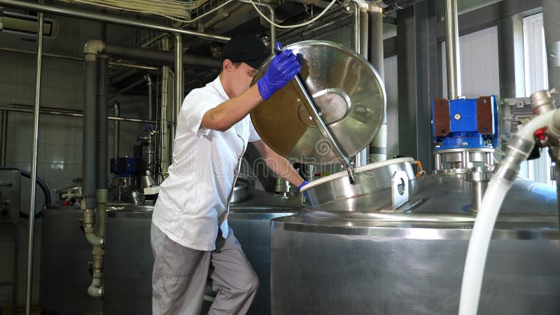 The Process of Producing Various Varieties of Cheese on a Dairy Farm ...