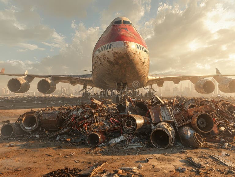 The Process of Recycling Scrap Materials from Airplanes into Raw ...