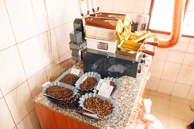 Process of Roasting Different Types of Coffee and Testing Its Taste ...