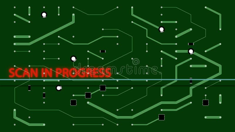 Process of Scan Circuit Board in Progress Stock Video - Video of ...