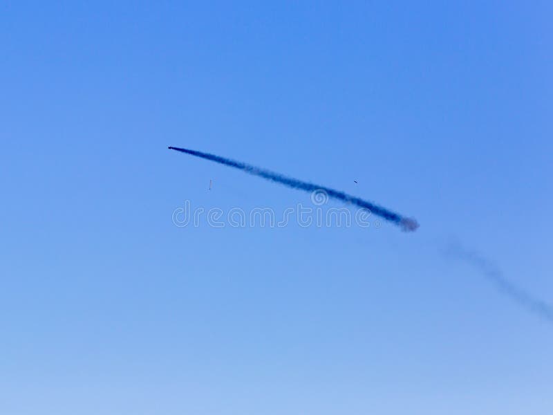 Process of Separation Missile from the Launch Vehicle Stock Image ...