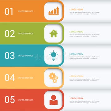 Infographic Design 5 Process Steps Stock Illustrations – 13,089 ...