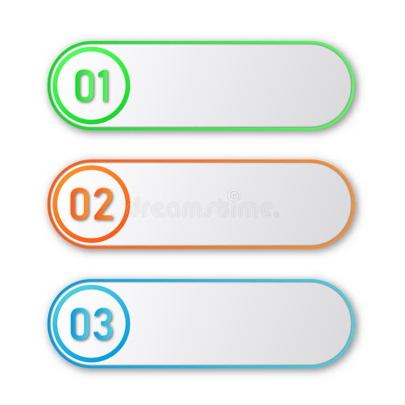 Process Steps. Vector Infographic Elements Stock Illustration ...