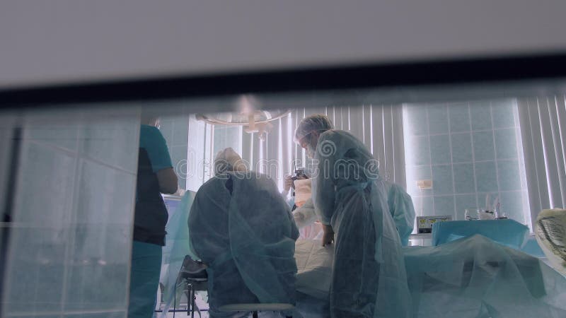 The Process of Surgical Operation in Hospital Stock Footage - Video of ...